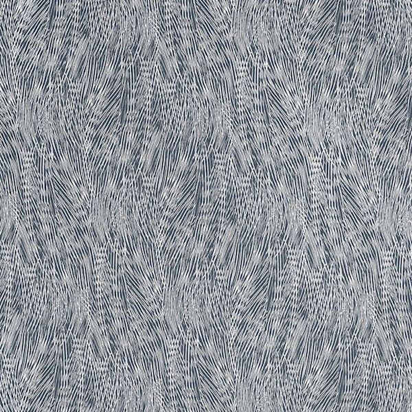 Grand Cascade - Indigo Fabrics | Schumacher