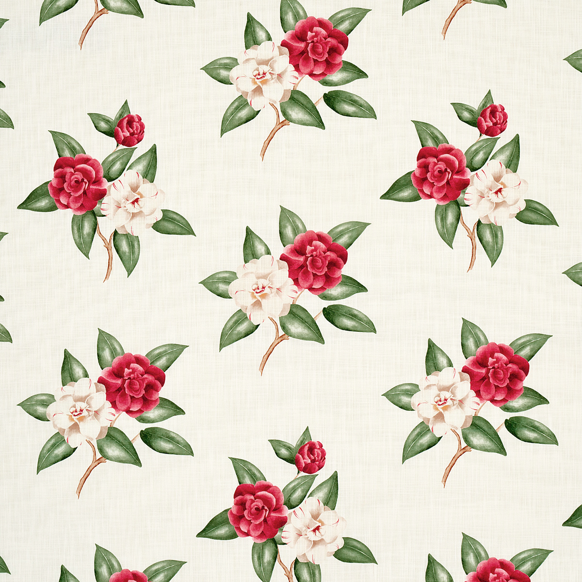 Casablanca Floral Indoor/Outdoor - Garnet Fabrics | Schumacher