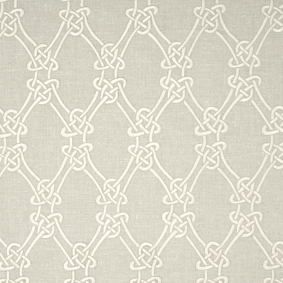 Gordian Weave - Natural On Greige Fabrics | Schumacher