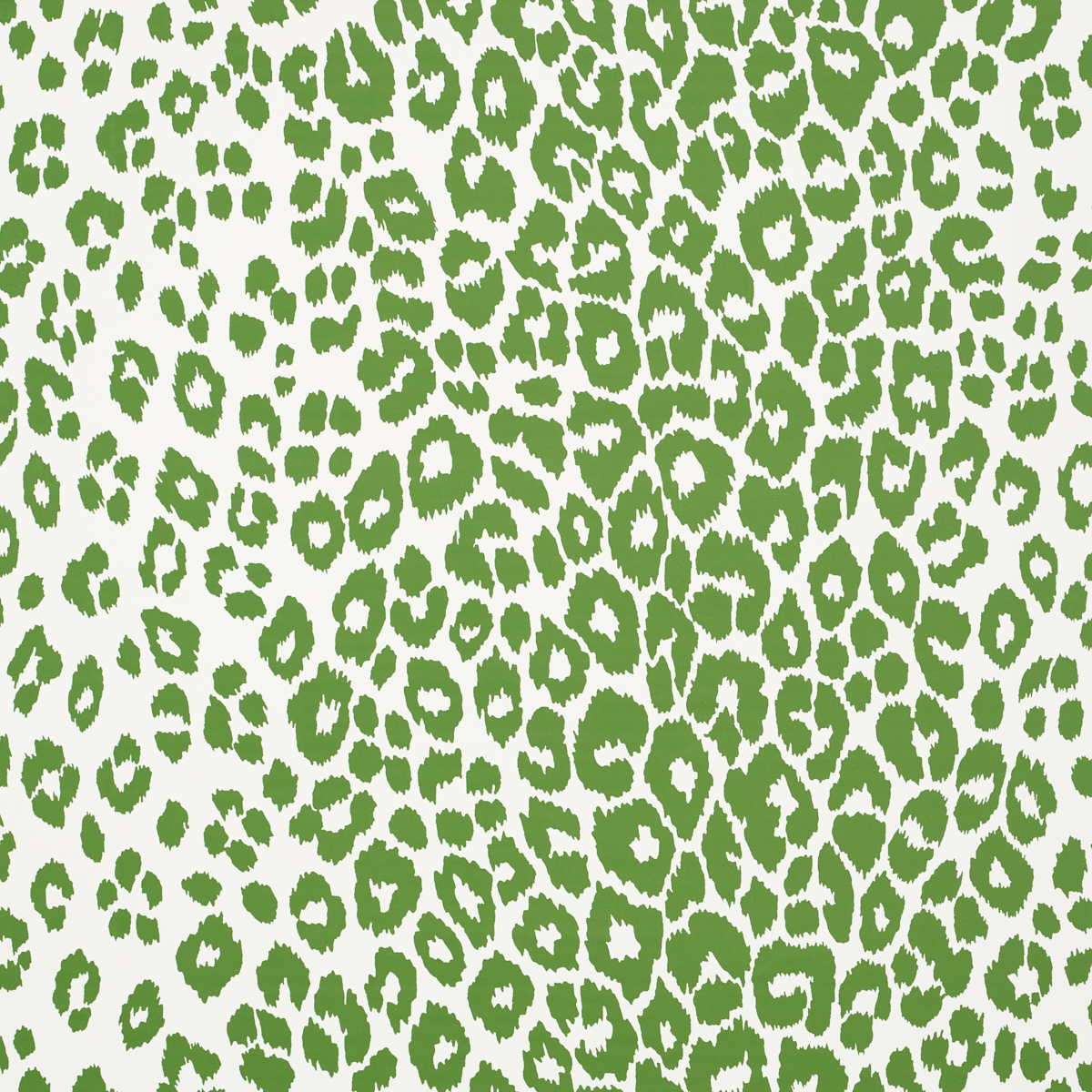 Iconic Leopard - Green Wallpapers | Schumacher