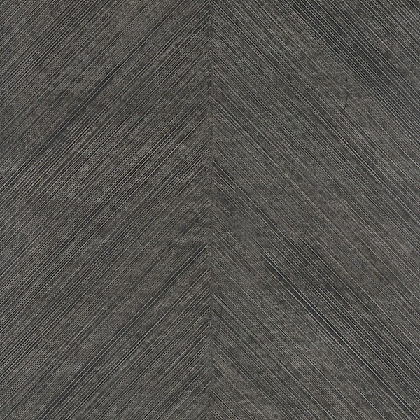 Combed Chevron - Black Slate Wallpapers | Schumacher
