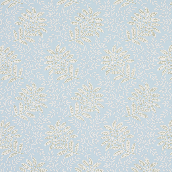 Secret Garden - Light Blue Wallpapers | Schumacher