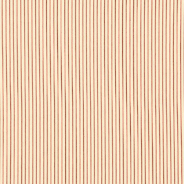 Wellfleet Ticking Stripe - Regatta Red Fabrics | Schumacher