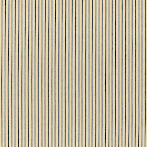 Wellfleet Ticking Stripe - Chambray Fabrics | Schumacher