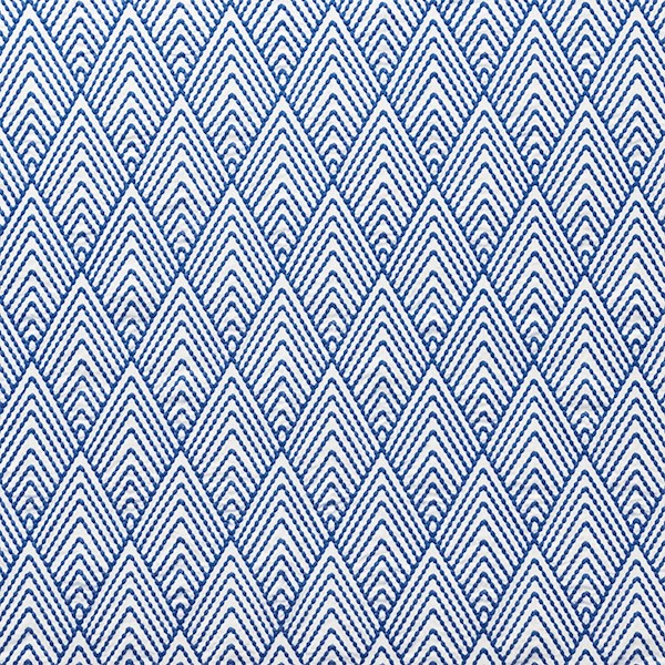 Avila Embroidery - Navy Fabrics | Schumacher