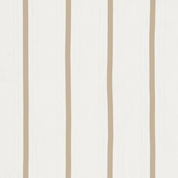 Stripe Appliqué Sheer - Tan Fabrics | Schumacher