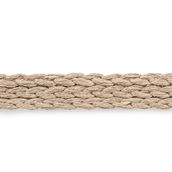 Braided Linen Tape Medium - Natural Trims | Schumacher