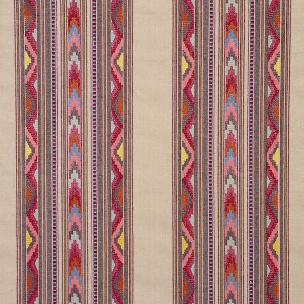 Zarzuela Stripe Embroidery - Multi Fabrics | Schumacher