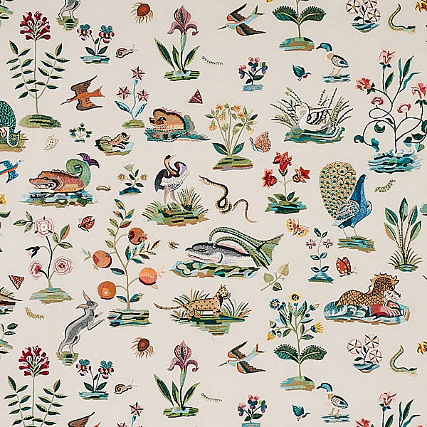 Royal Silk Embroidery - Multi Fabrics | Schumacher