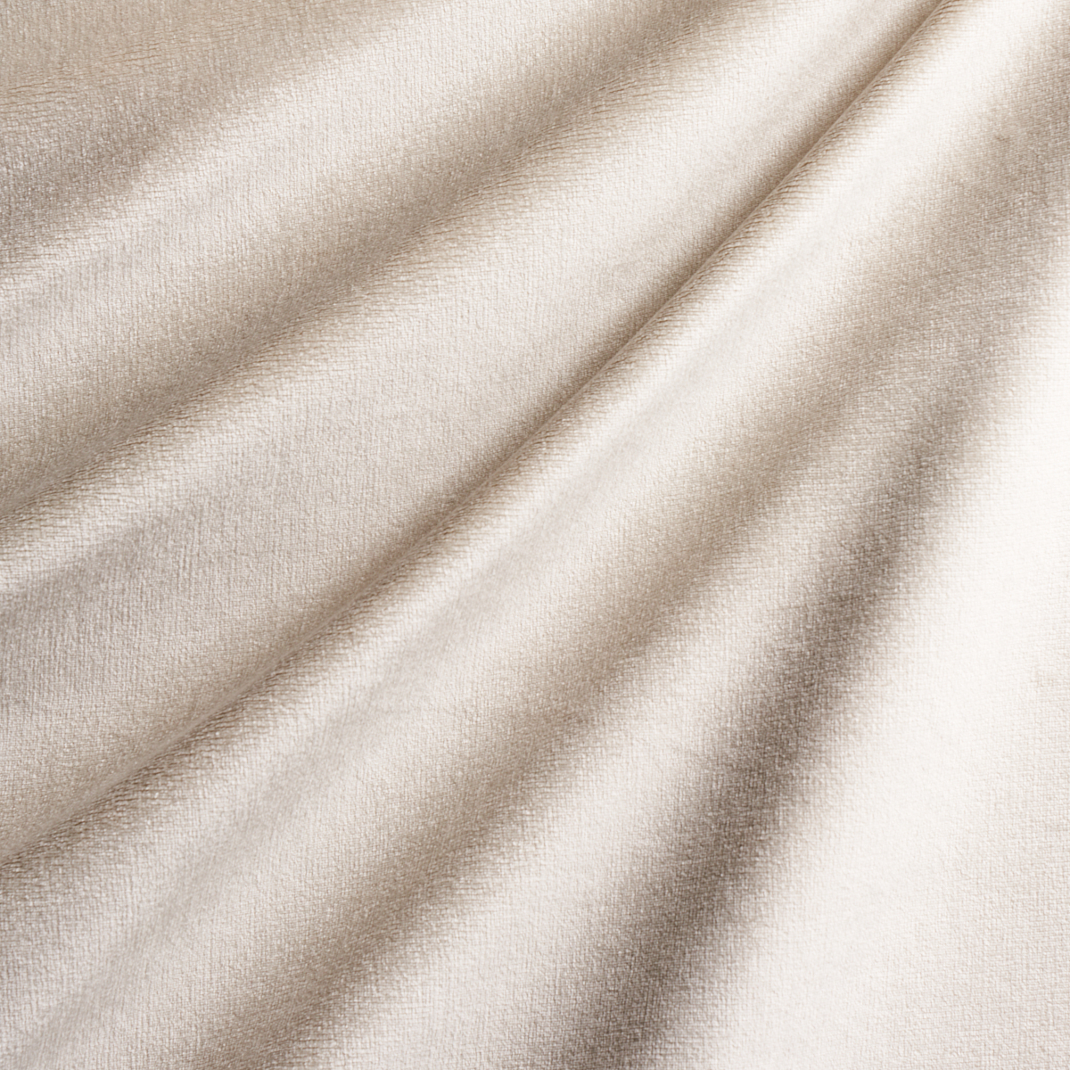 Sumptuous Silk Wool Velvet - Ivory Fabrics | Schumacher