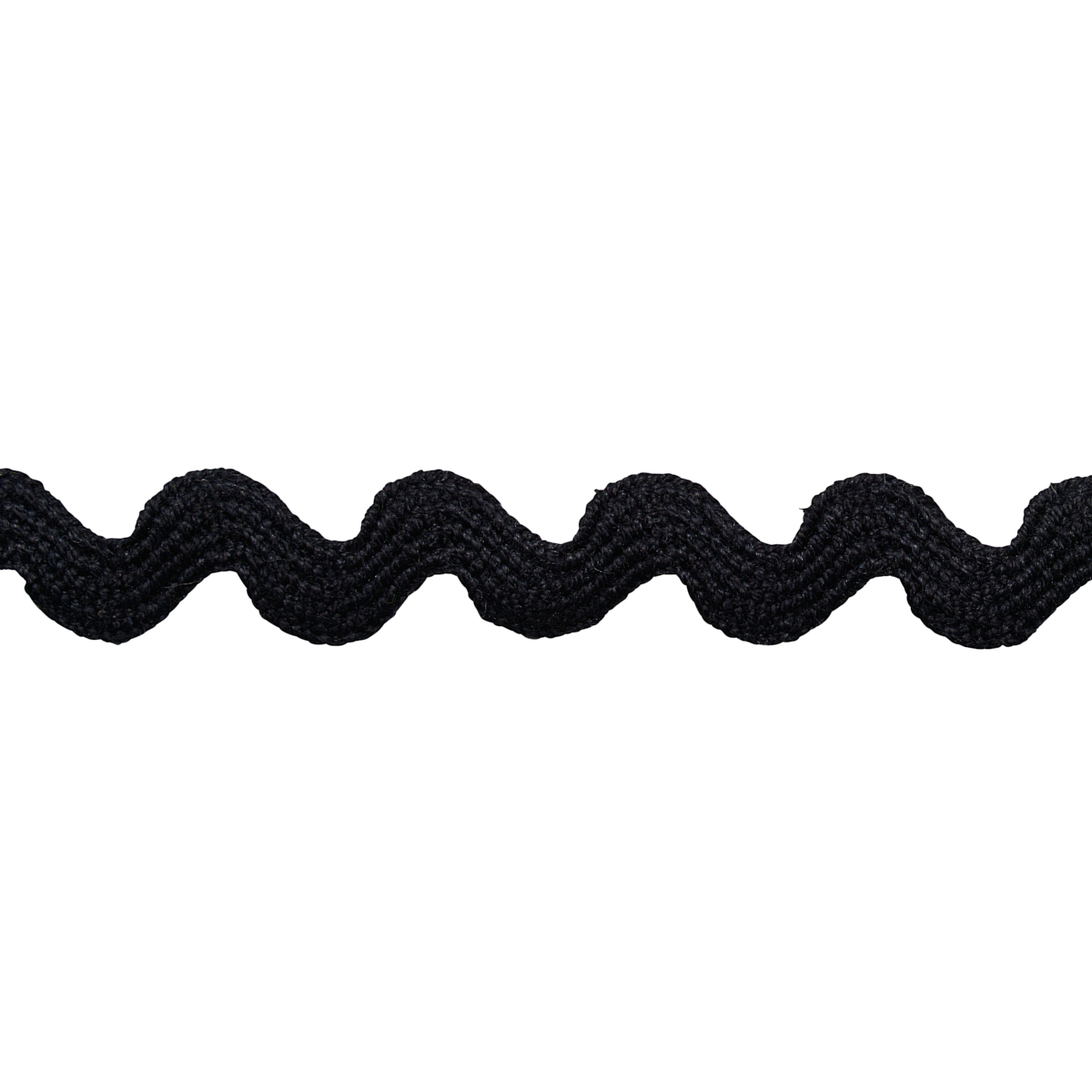 Ric Rac Tape Small - Black Trims | Schumacher