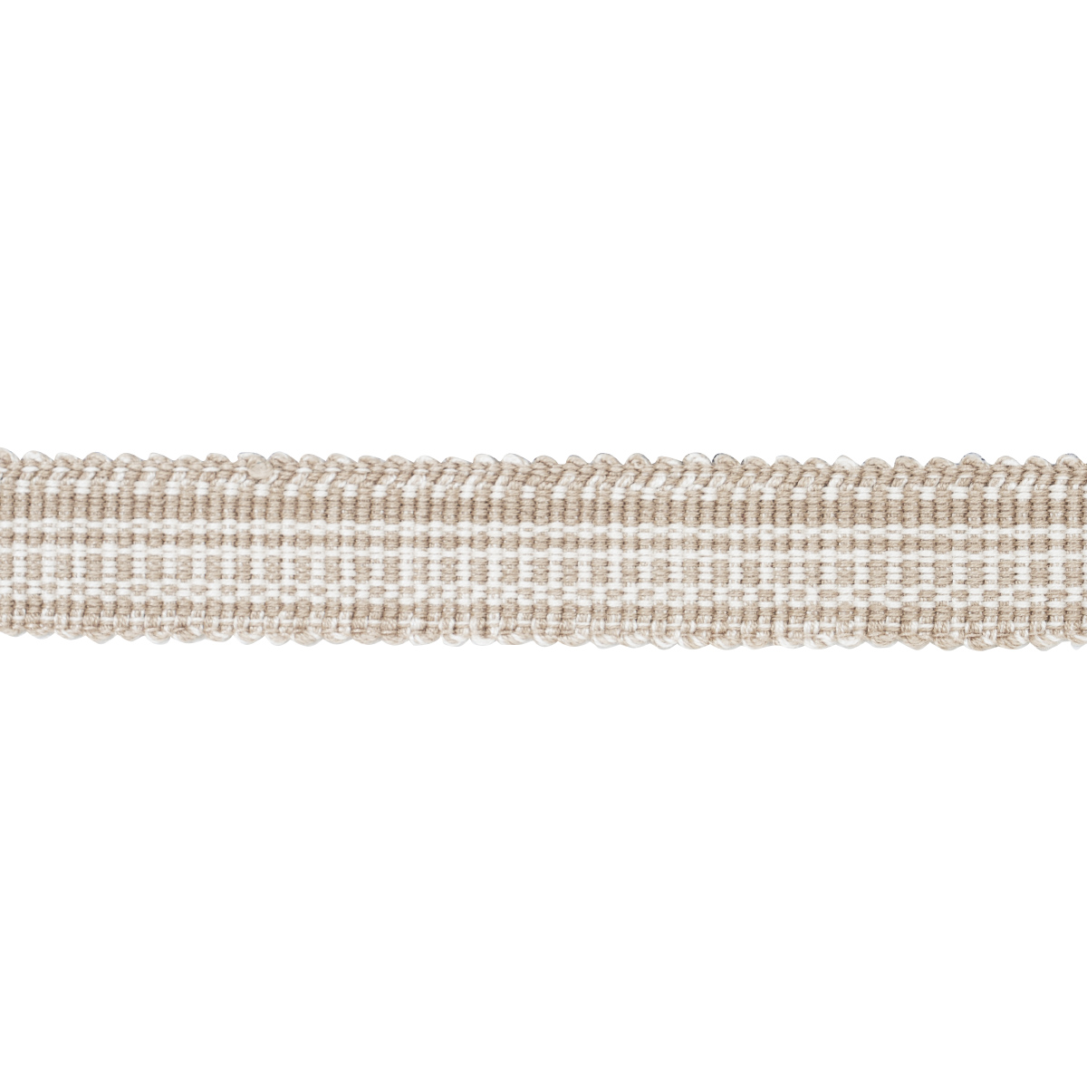 Cotton Strié Tape Narrow - Sand Trims | Schumacher
