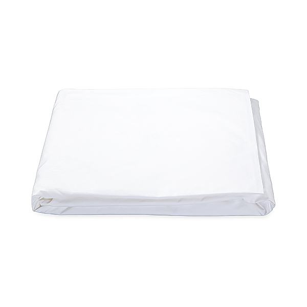 Astor Braid Fitted Sheet - White Bed & Bath | Schumacher