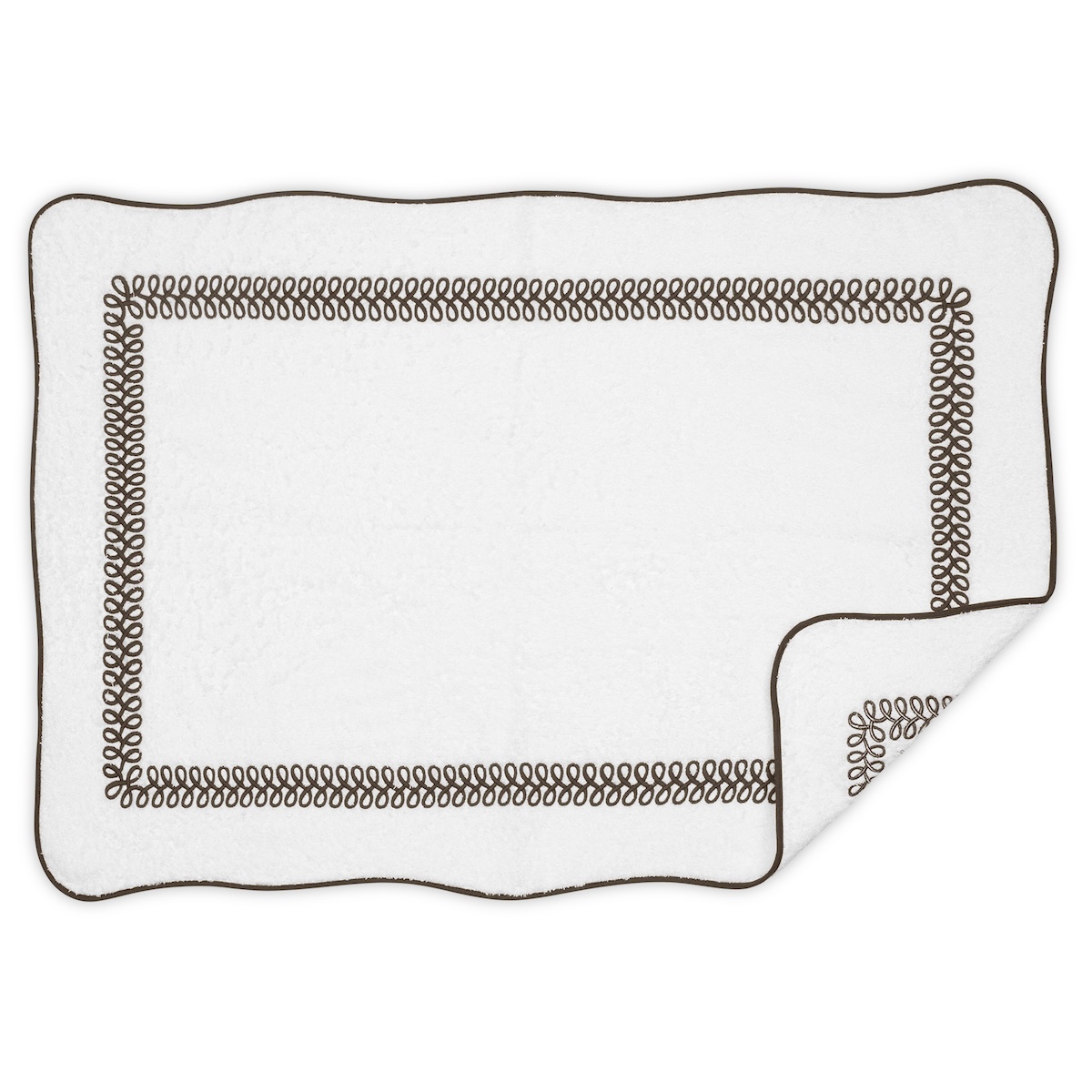 Astor Braid Tub Mat - Mocha Bed & Bath | Schumacher