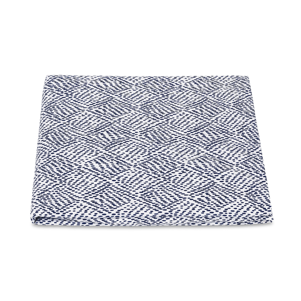 Duma Diamond Fitted Sheet - Navy Bed & Bath | Schumacher
