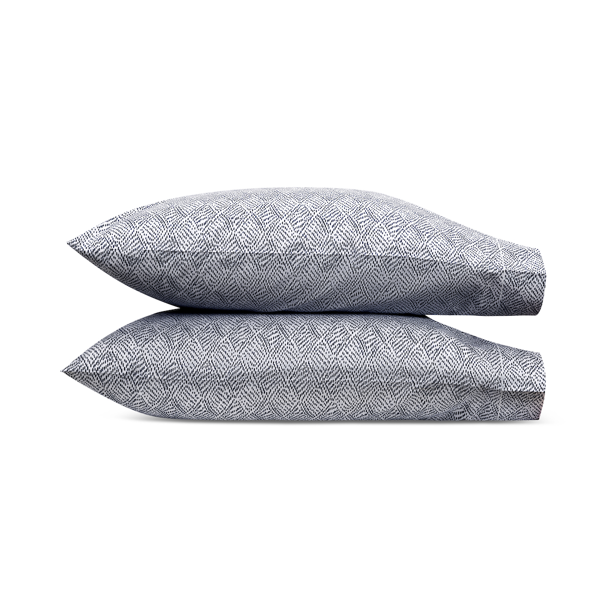 Duma Diamond Pillowcases - Navy Bed & Bath | Schumacher