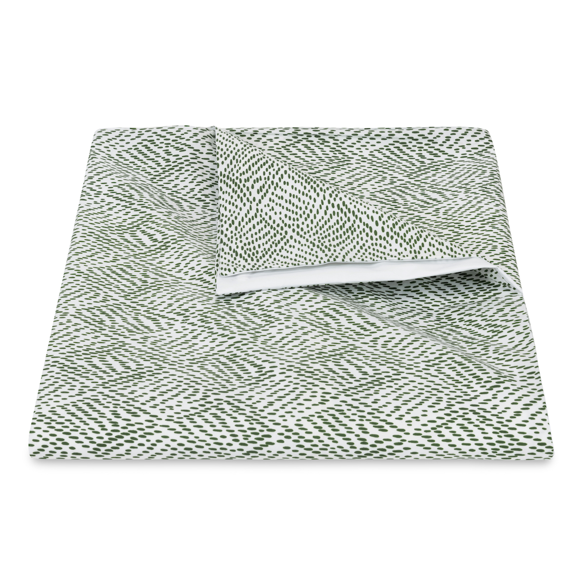 Duma Diamond Duvet Cover - Grass Bed & Bath | Schumacher