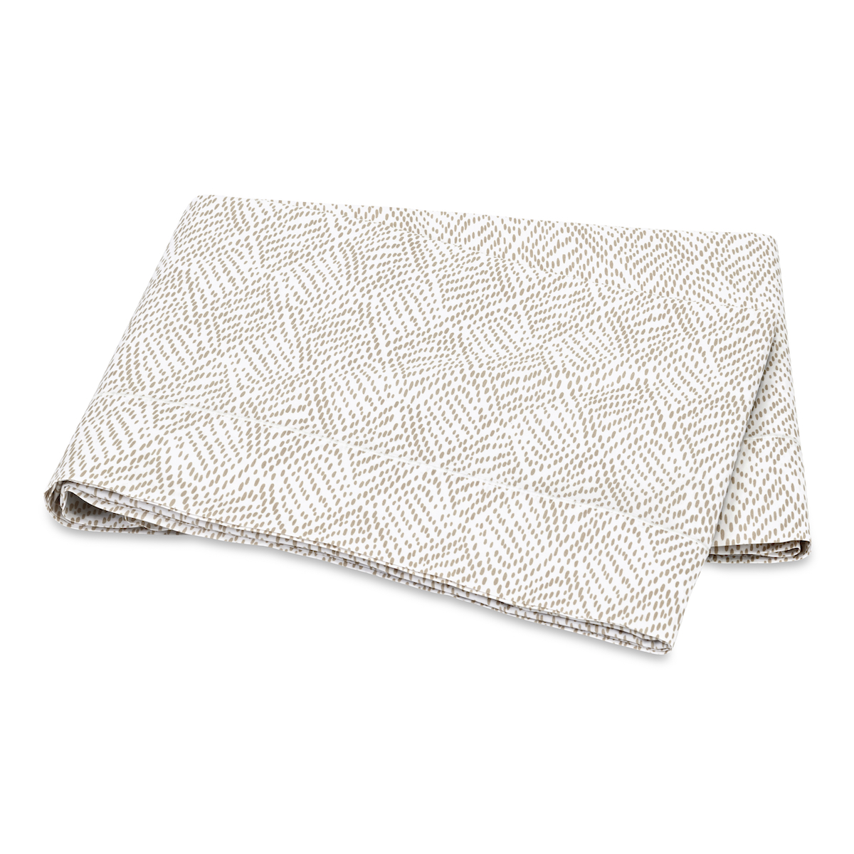 Duma Diamond Flat Sheet - Dune Bed & Bath | Schumacher