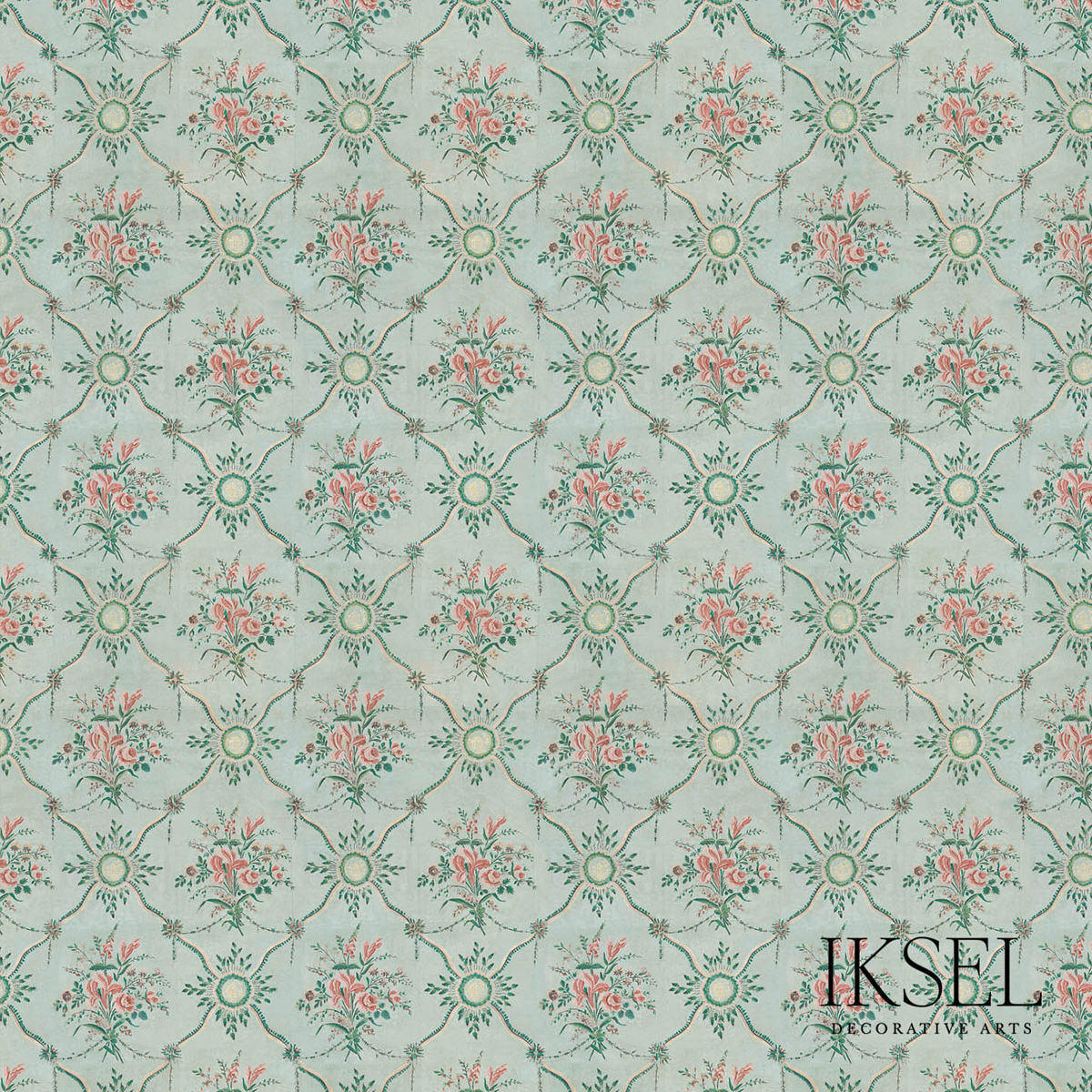 Louis XVI Bouquet - Original Wallpapers | Schumacher