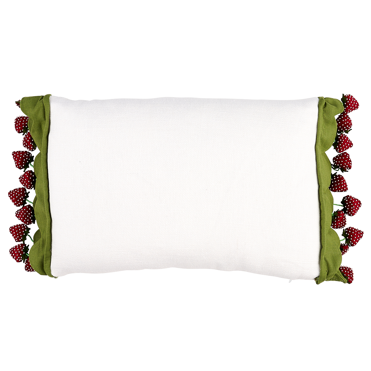 Strawberry Jam Pillow - Green Pillows & Accessories | Schumacher